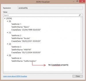 Conditional serialization using Csharp